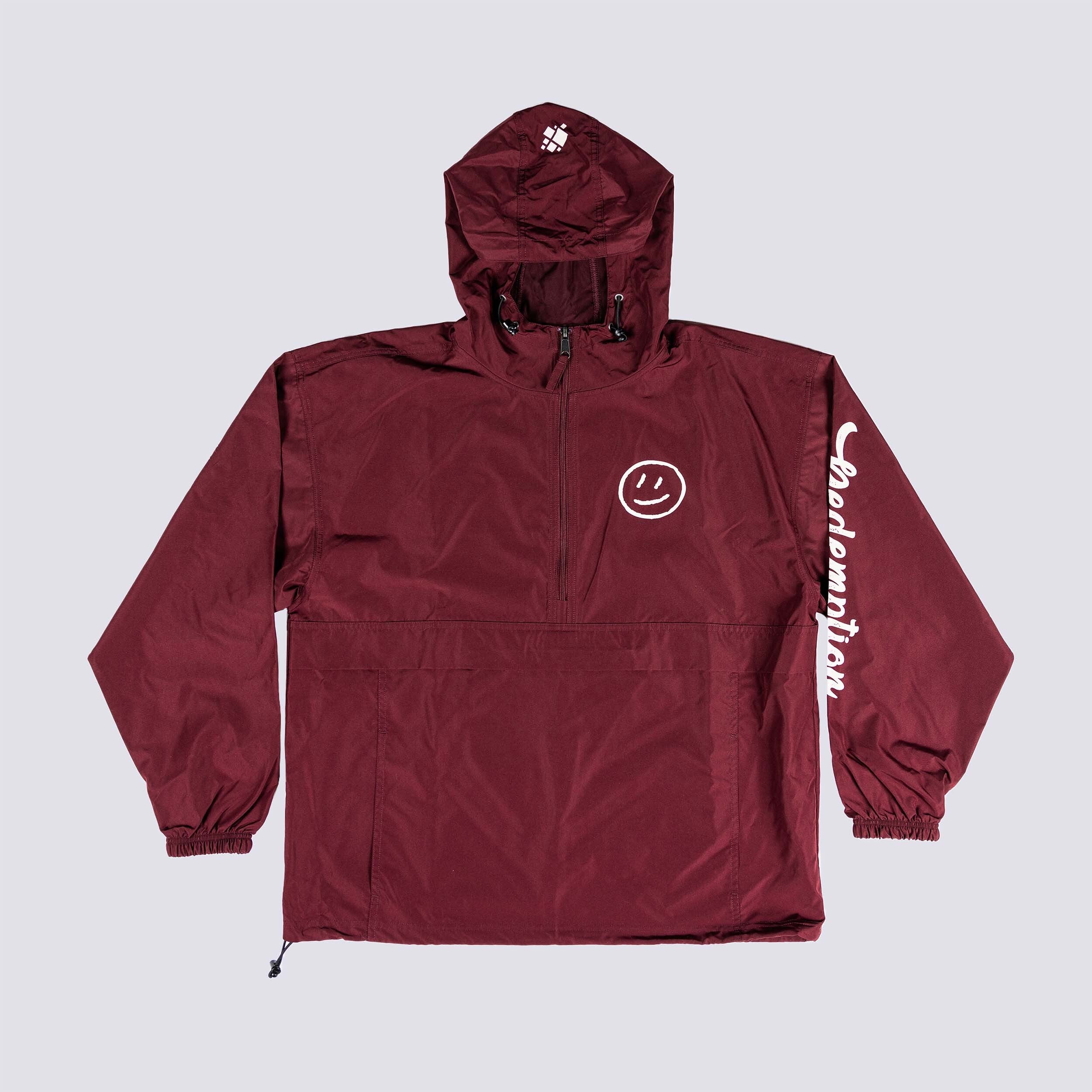 Where Many Become One Maroon Champion Windbreaker | Redemption